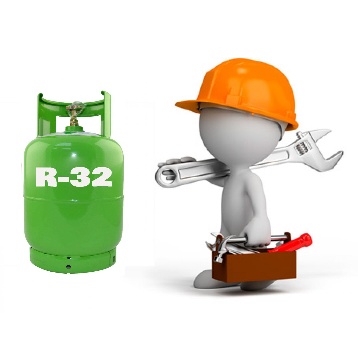Gas refrigerante R-32 para aire acondicionado