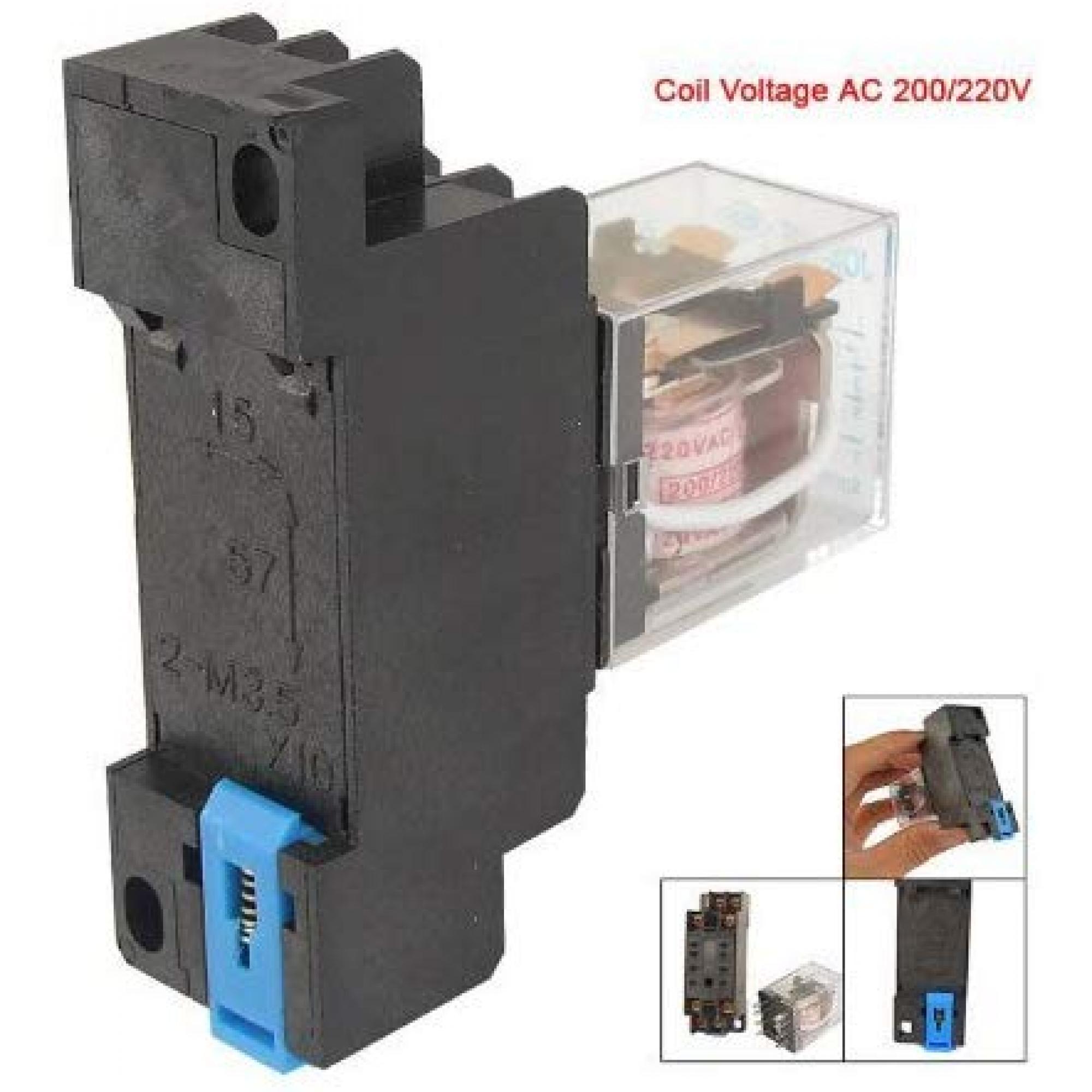 INSTALACION DE RELE DE CONTACTO SECO 220 V