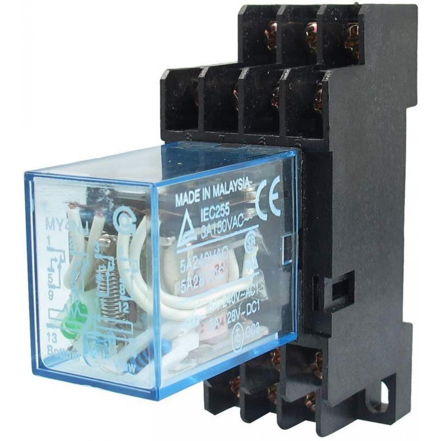 INSTALACION DE RELE DE CONTACTO SECO 220 V